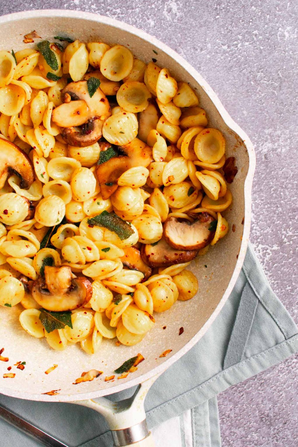 Quick and Easy Sage Mushroom Pasta