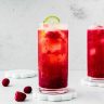 Raspberry Fizz Mocktail