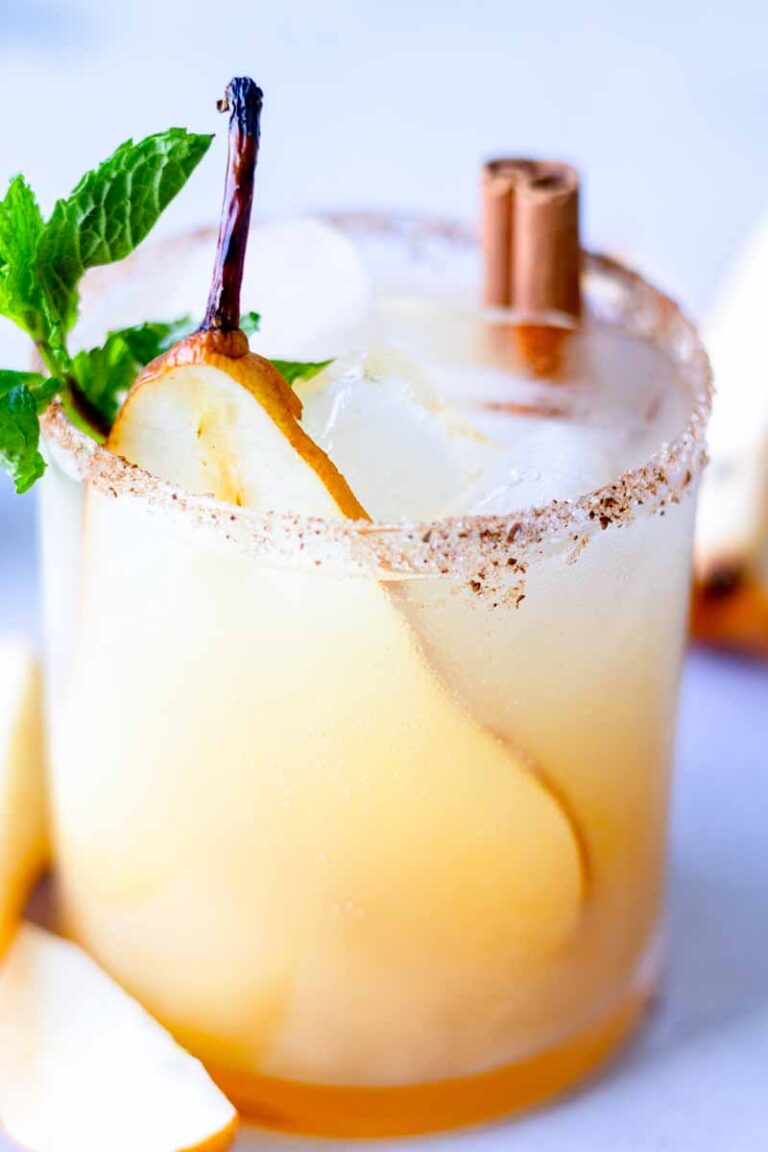 Pear Ginger Beer Mocktail