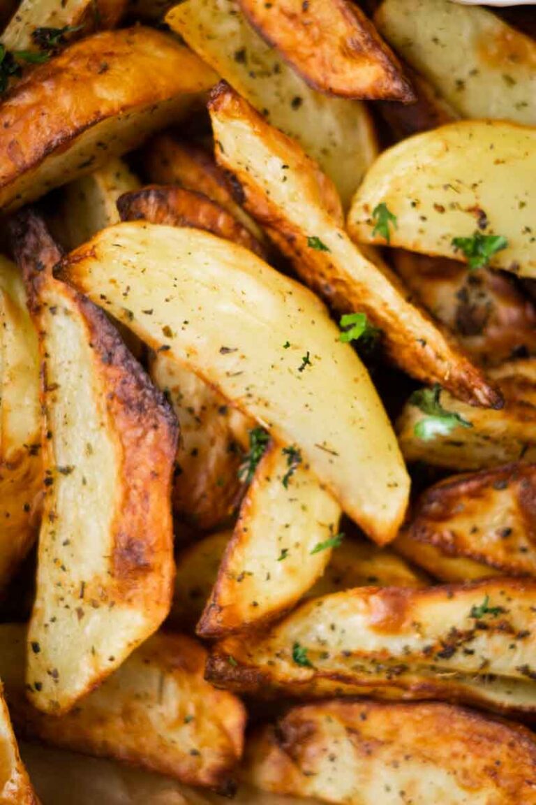 Crispy Baked Potato Wedges Recipe
