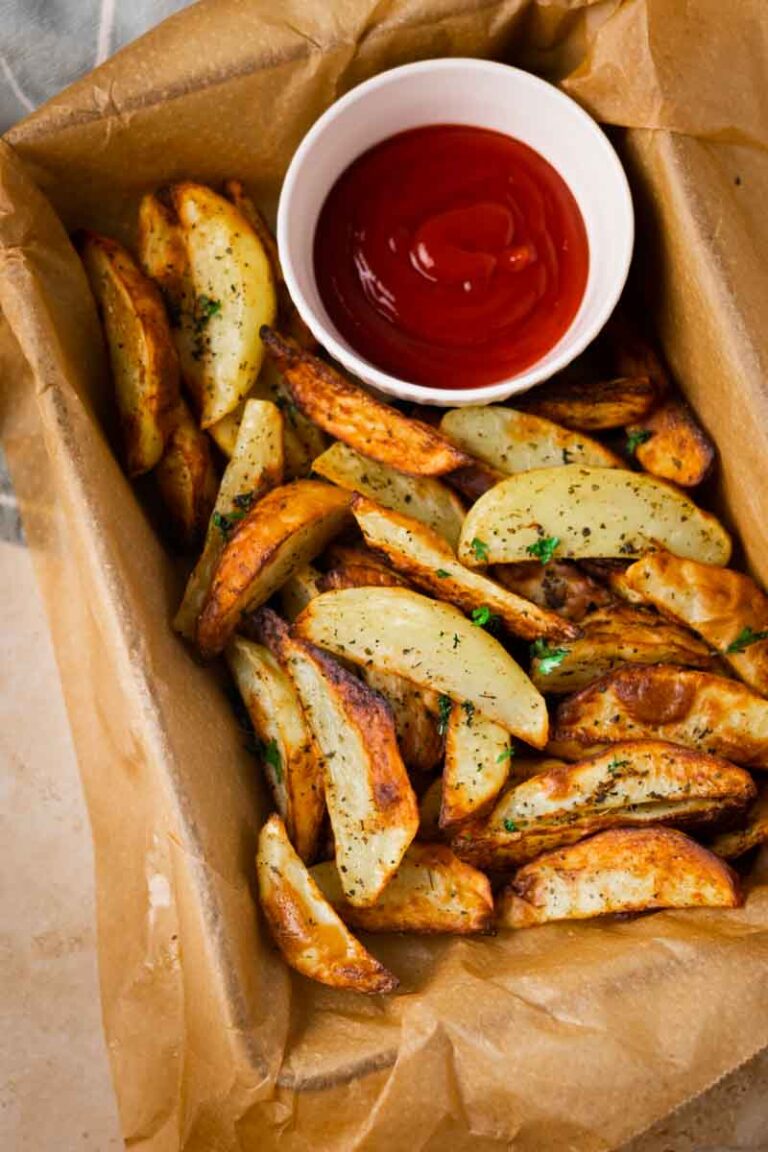 Crispy Baked Potato Wedges Recipe